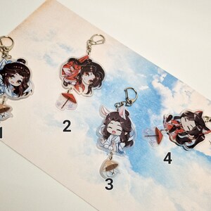 Tian Guan Ci Fu Acrylic Keychains, Tgcf, Heaven Officials Blessing, Hua ...