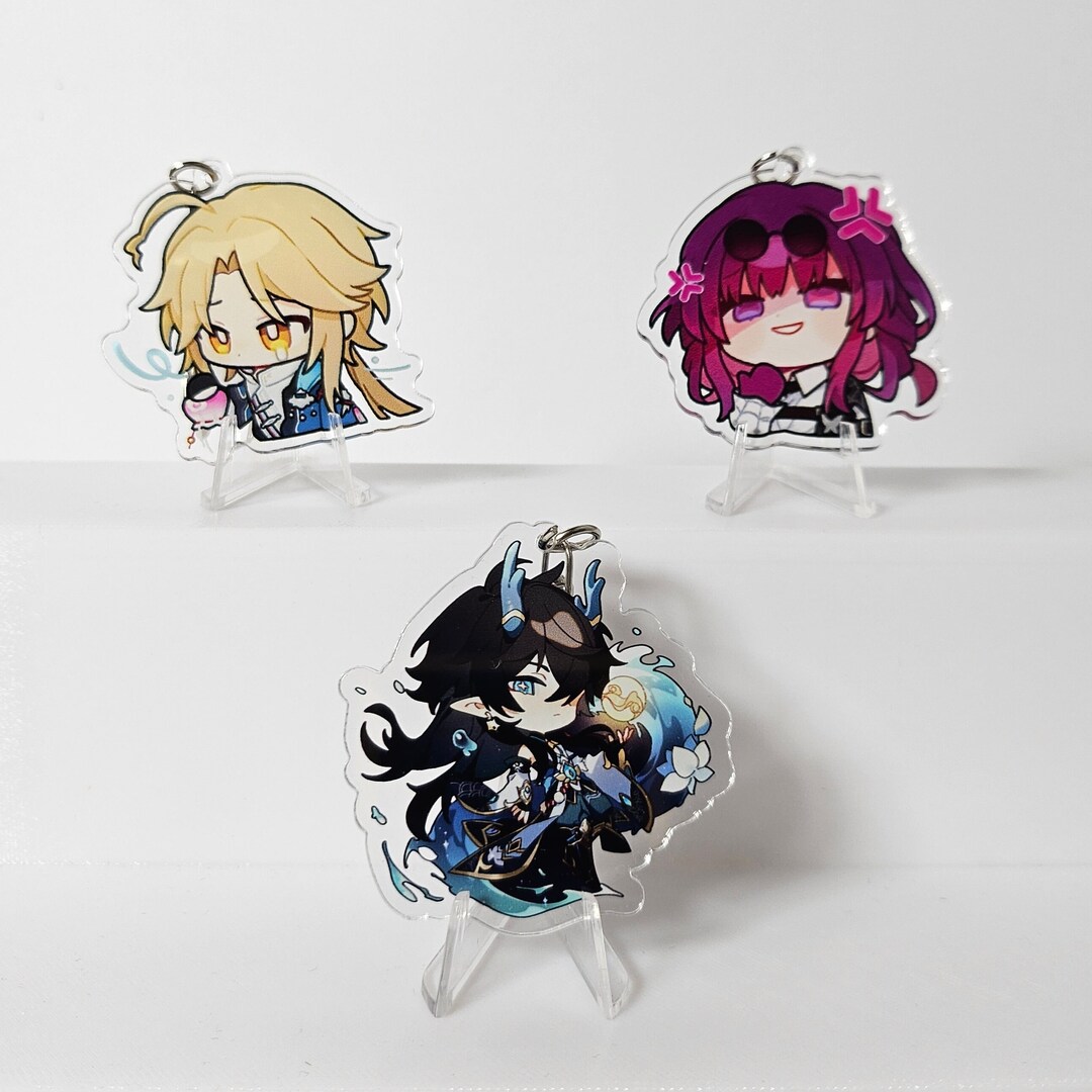 Honkai Star Rail Acrylic Keychains - Dan Heng - Imbibitor Lunae, Kafka ...