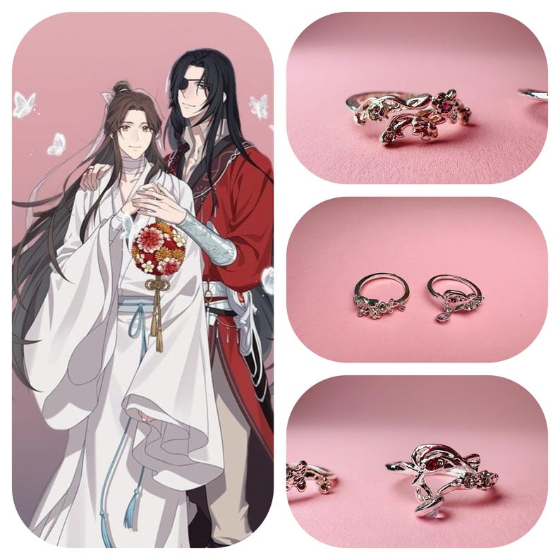 Hua Cheng and Xie Lian Rings, Heaven Official’s Blessing, Tian Guan Ci ...