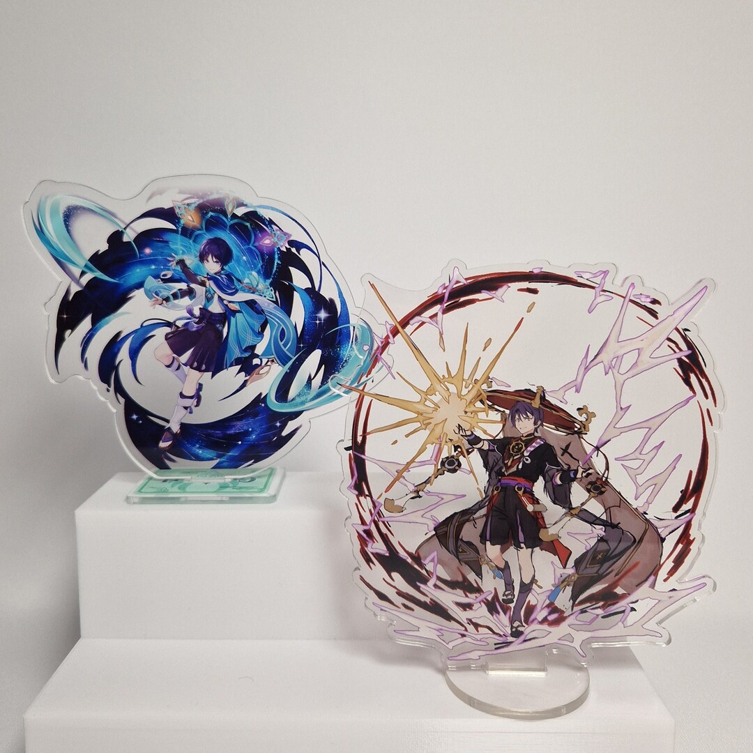Genshin Impact Acrylic Stands Scaramouche, Wanderer - Etsy
