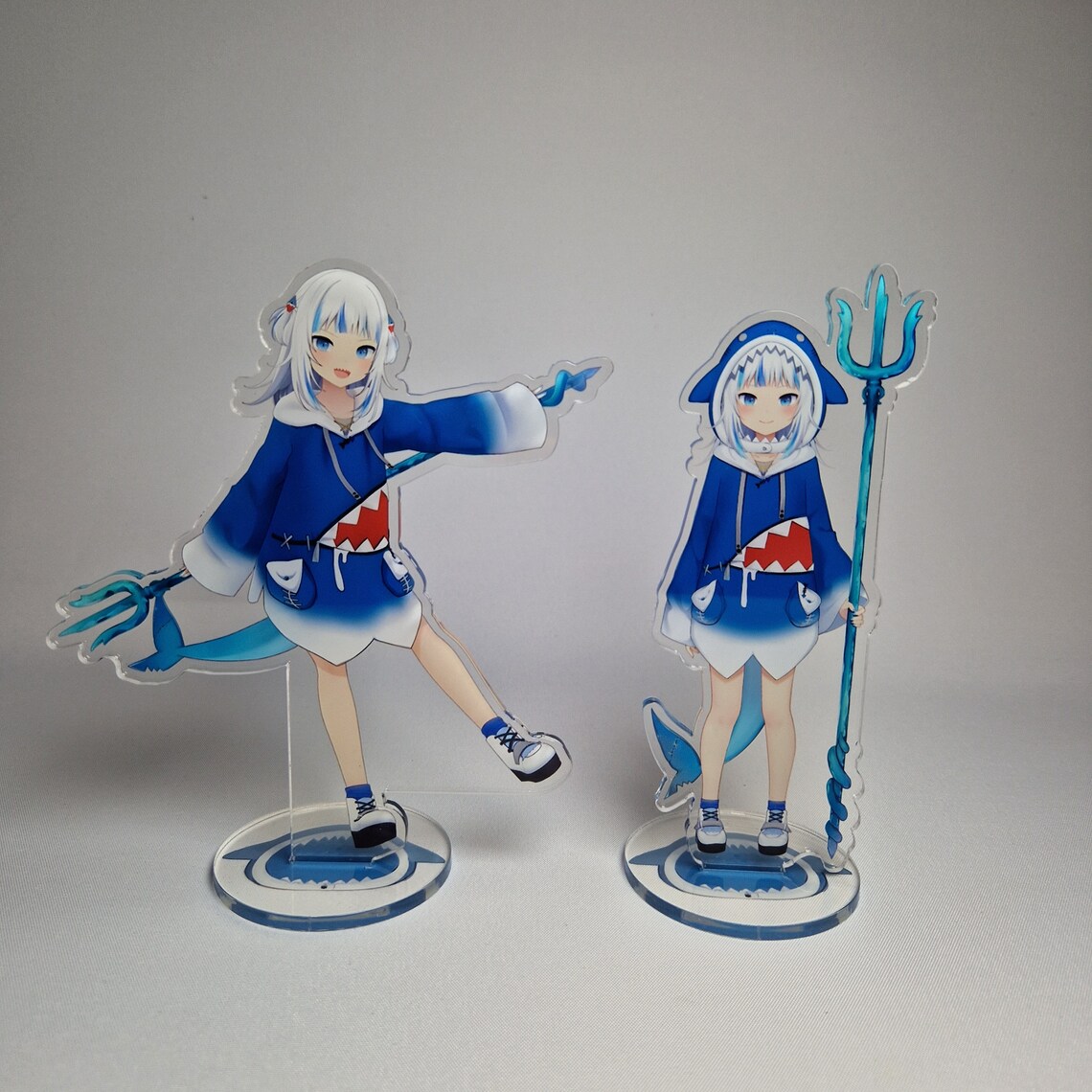 Vtuber Gawr Gura Acrylic Stands. Pre Order. - Etsy