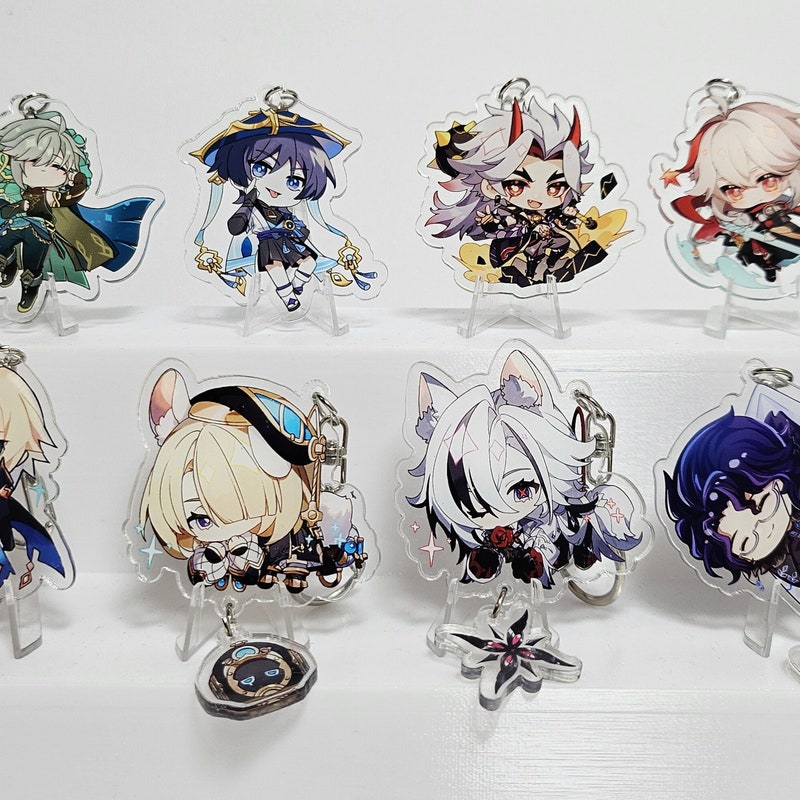 Genshin Lanyard Freminet - Etsy UK