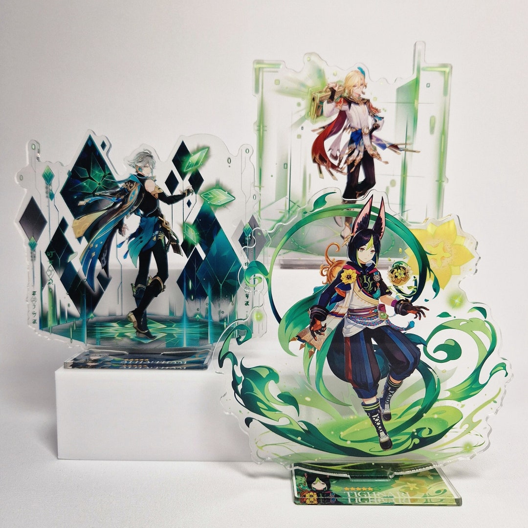 NEW Genshin Impact Acrilyc Stands Kaveh, Alhaitham, Tighnari - Etsy