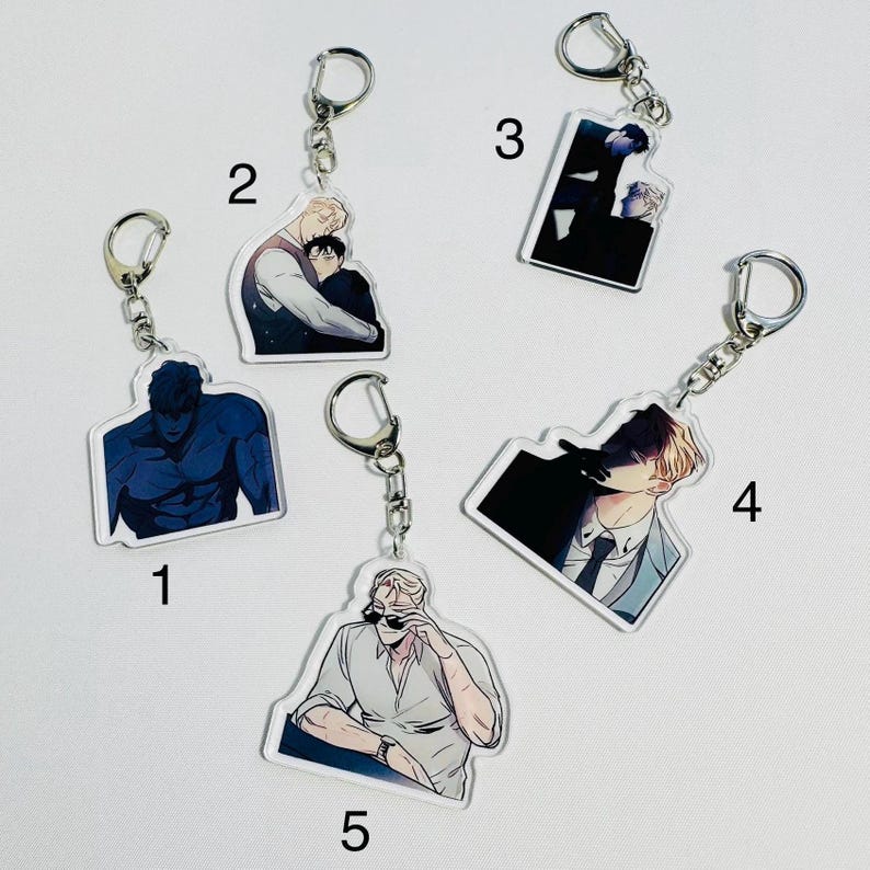 Acrylic Keychains, Roses and Champagne, Manhwa, BL, Jung Lee Won ...