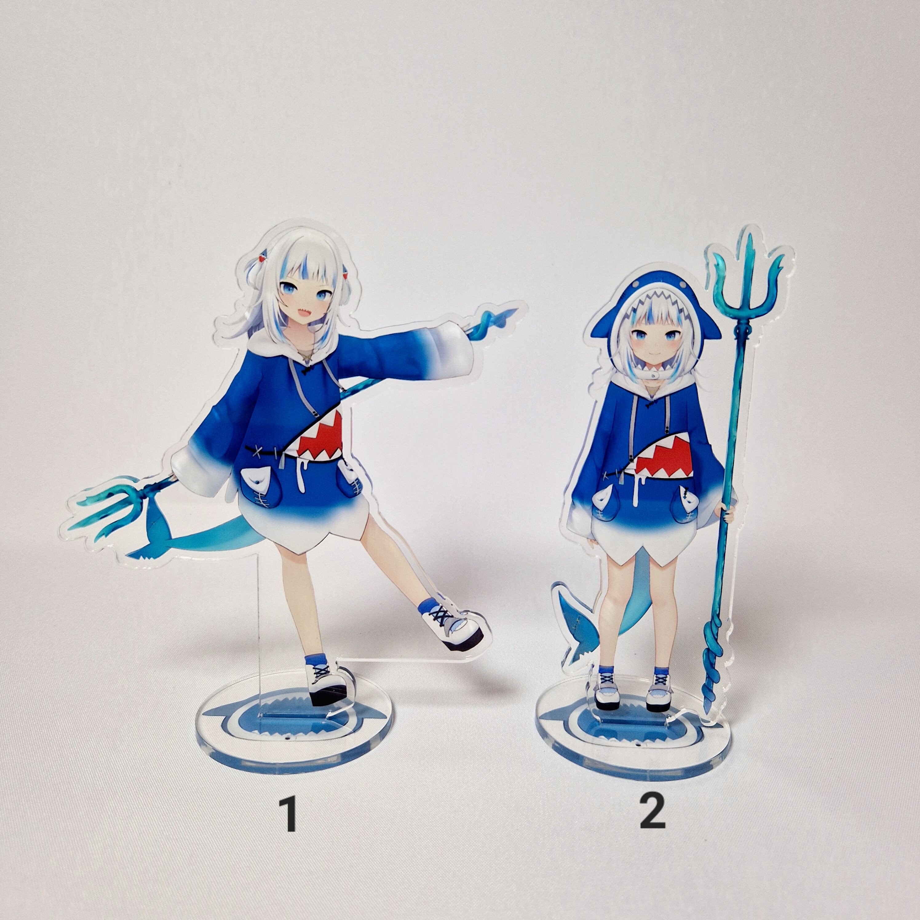 Vtuber Gawr Gura Acrylic Stands. Pre Order. - Etsy