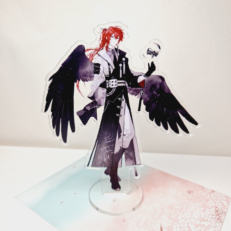 Genshin Impact Acrylic Stands Diluc, Zhongli, Baizhu. - Etsy