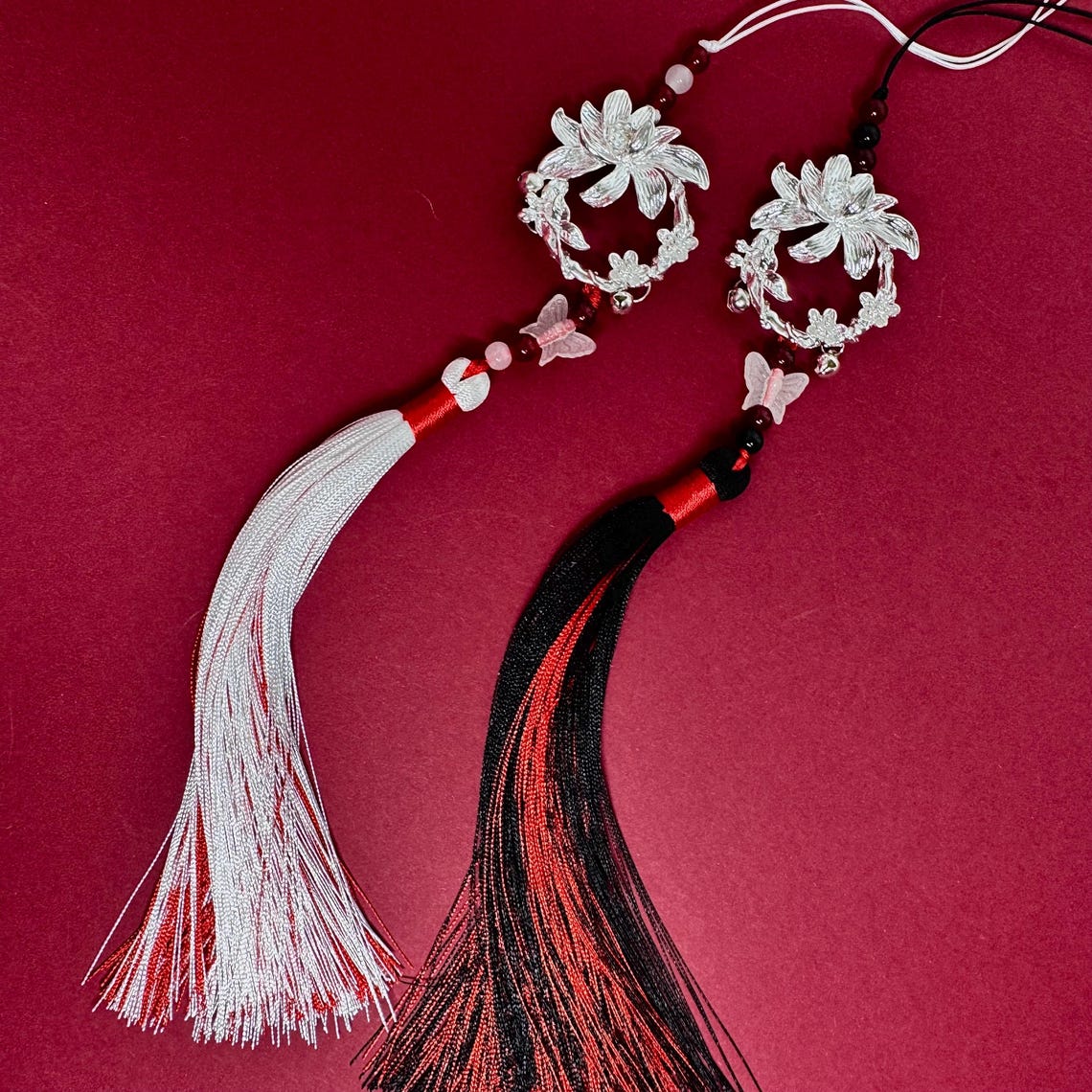 Graceful Heaven Official’s Blessing Style Jewellery, Handmade Tassel ...
