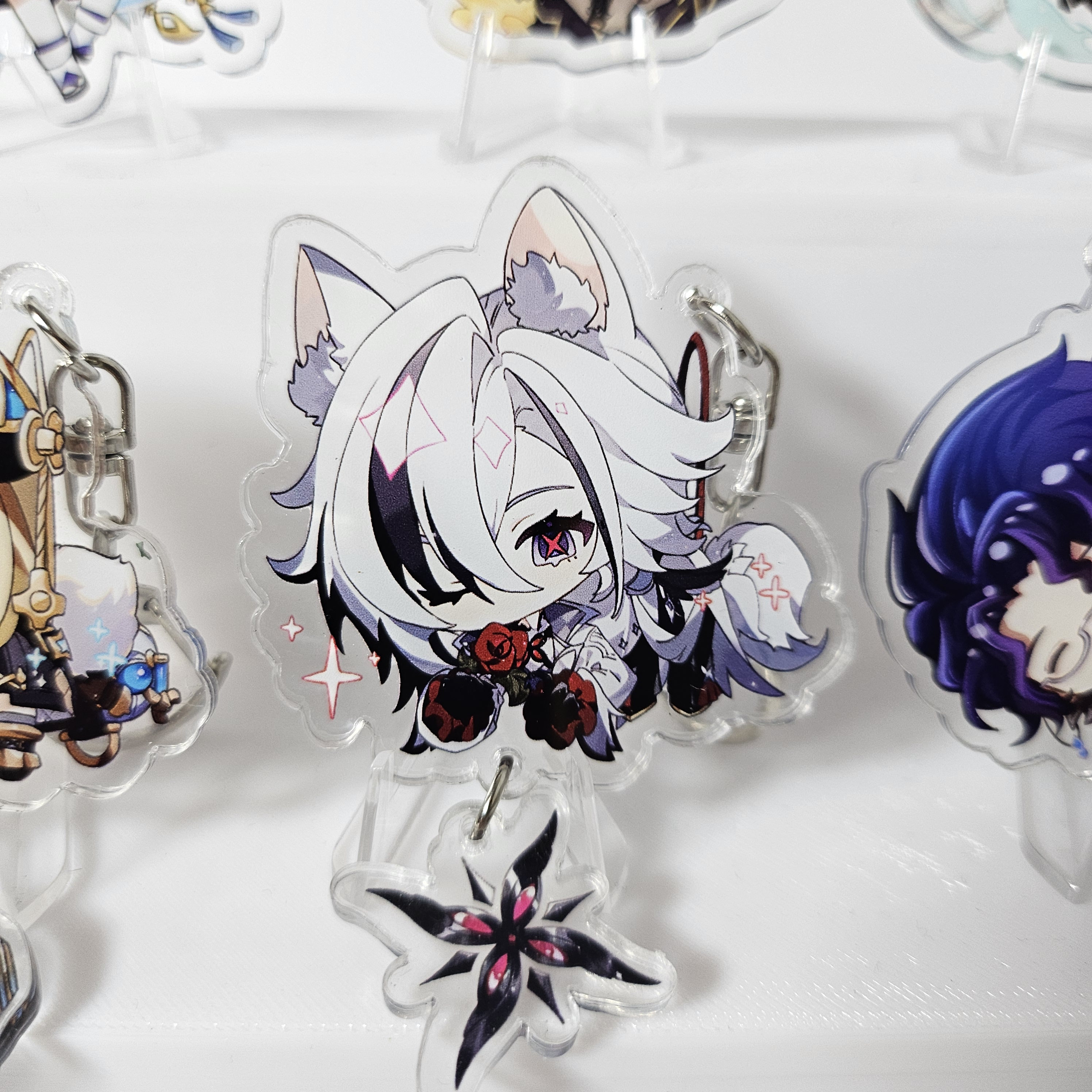 Genshin Impact Acrylic Keychain Alhaitham, Wanderer, Itto, Kazuha ...