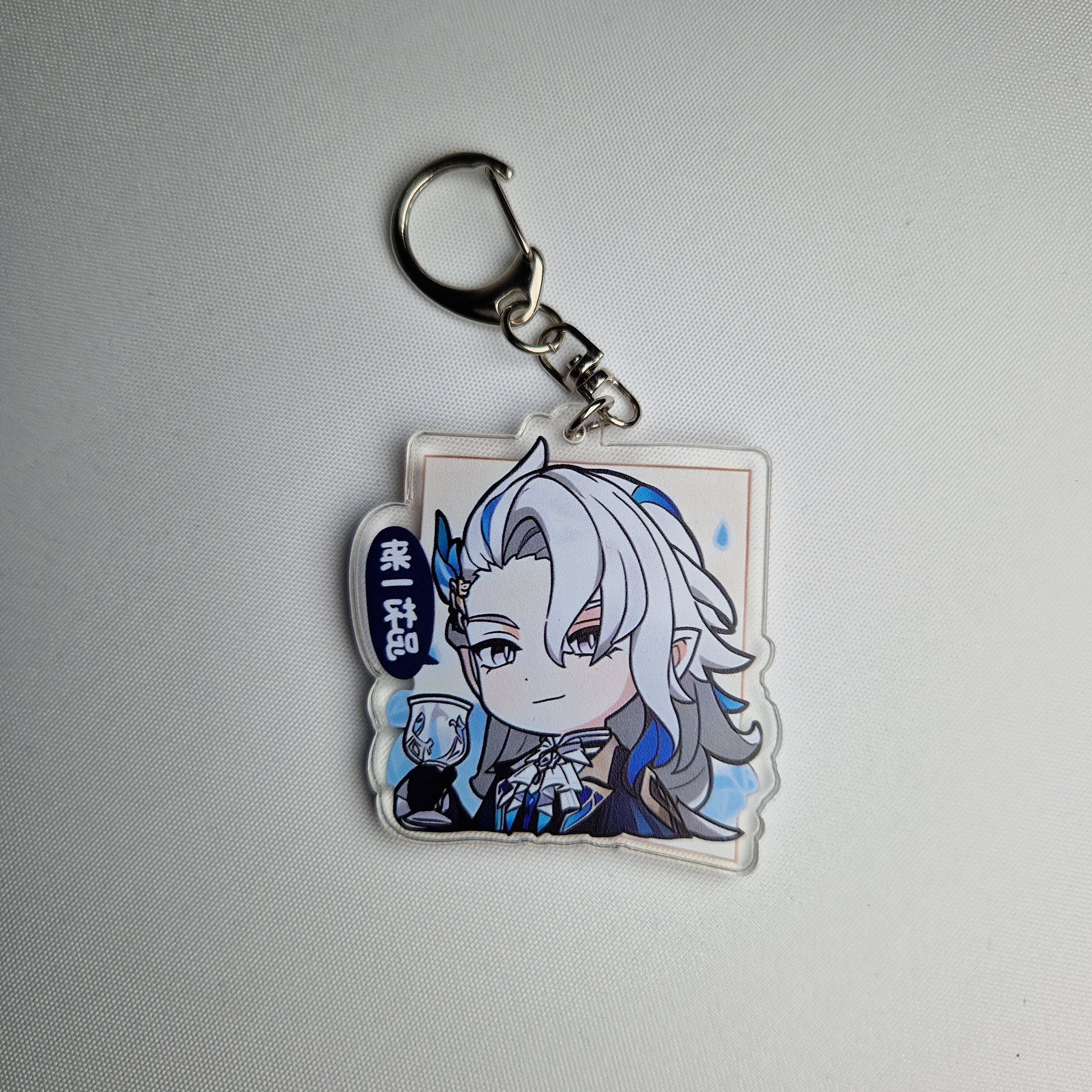NEW Genshin Impact Characters Acrylic Keychain Neuvillette - Etsy