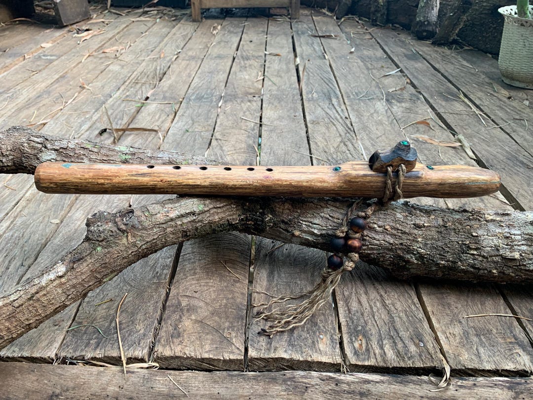 Native American Style Branch Flute Australian Pine Wood the Forest ...