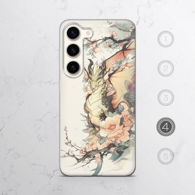 Majestic Dragon Phone Case Art Cover for Samsung Galaxy S24ultra, S23fe ...