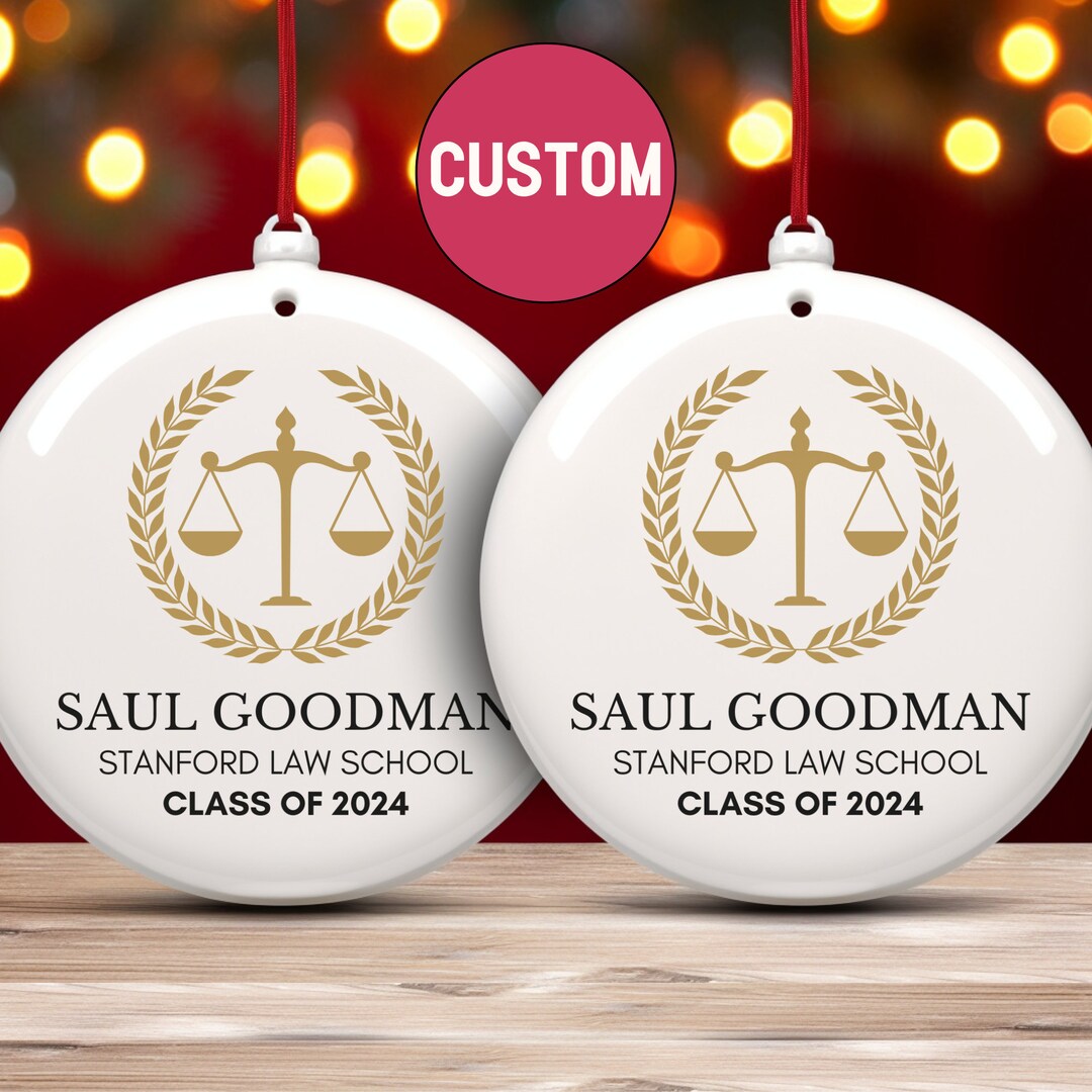 Personalized Lawyer Graduation Ornament, Custom Lawyer Ornament, Lawyer ...