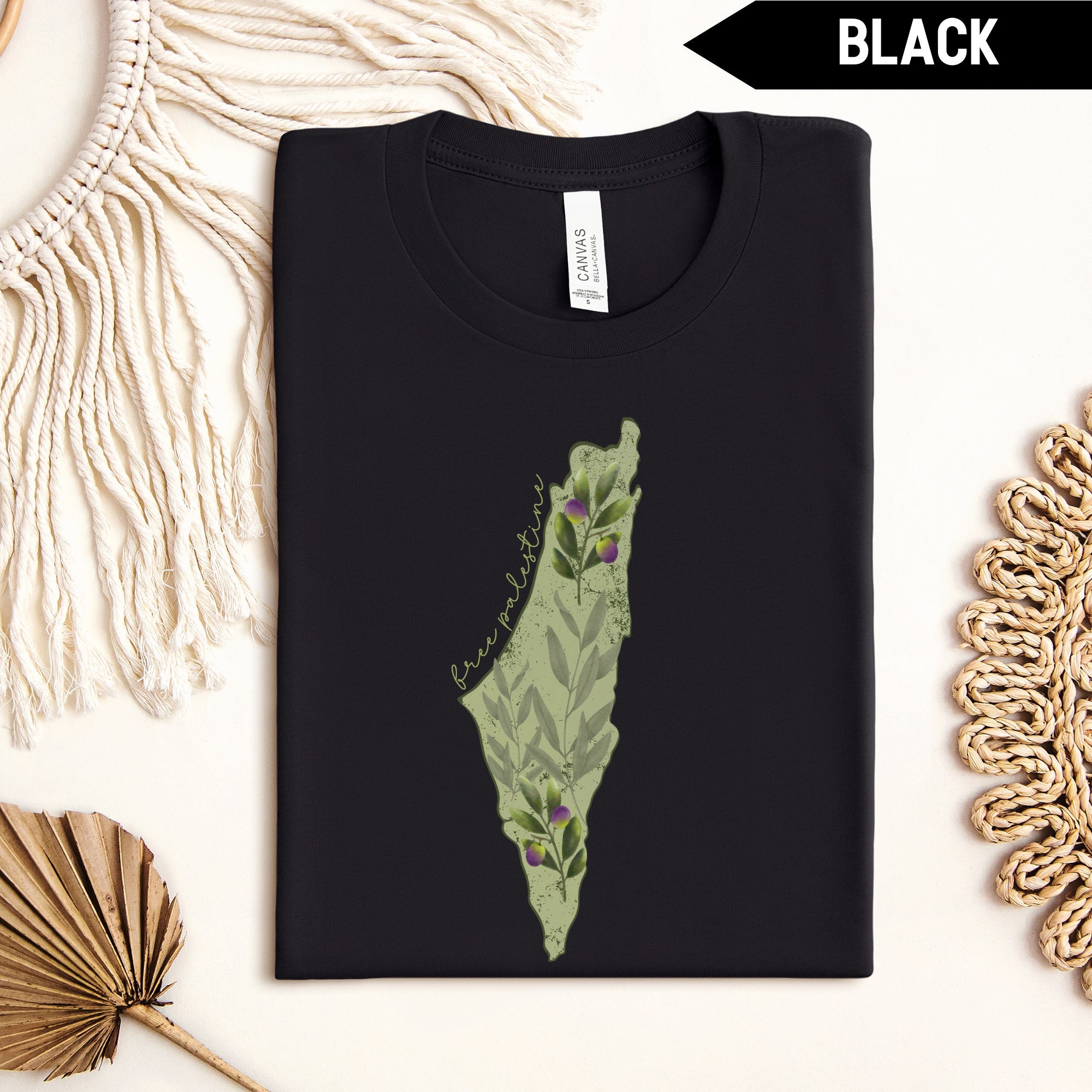 Free Palestine Shirt, Palestine Olive T-shirt, Palestine Indipendence ...