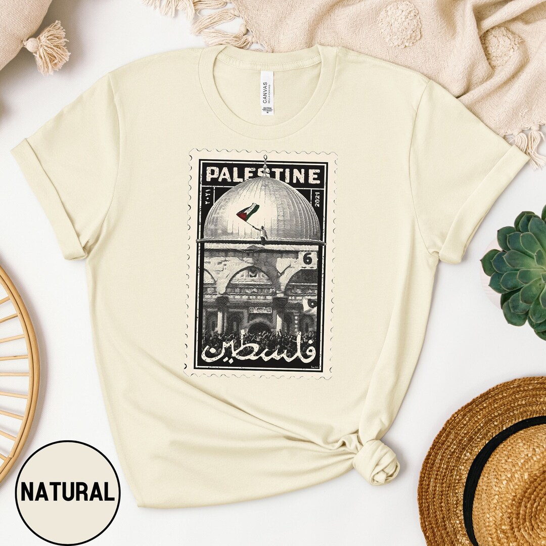 Palestine Vintage Shirt, Palestine Stamp T-shirt, Free Palestine ...