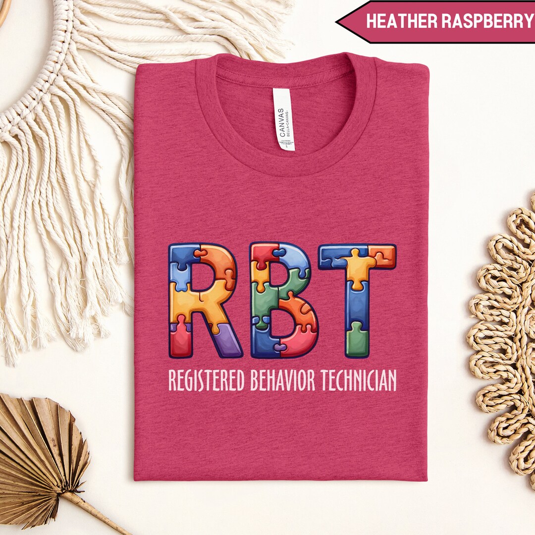 RBT Shirt, Registered Behavior Technician Puzzle Shirt, ABA Therapist T ...