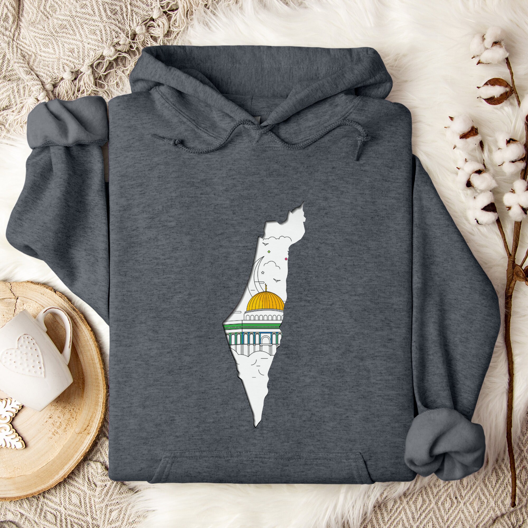 Palestine Hoodie, Free Palestine Hoodie, Palestine Flag Crewneck, Stand ...