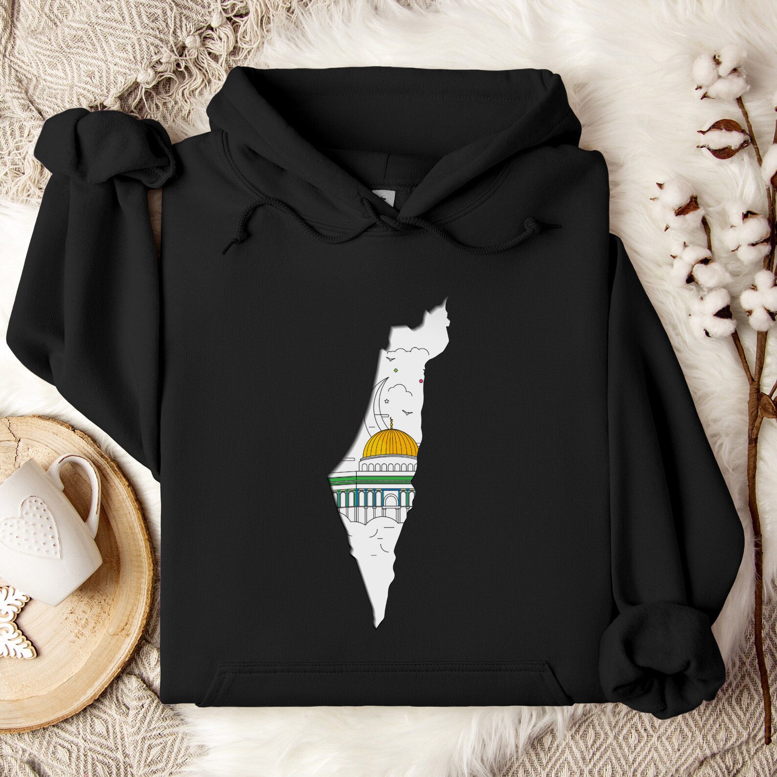 Palestine Hoodie, Free Palestine Hoodie, Palestine Flag Crewneck, Stand ...