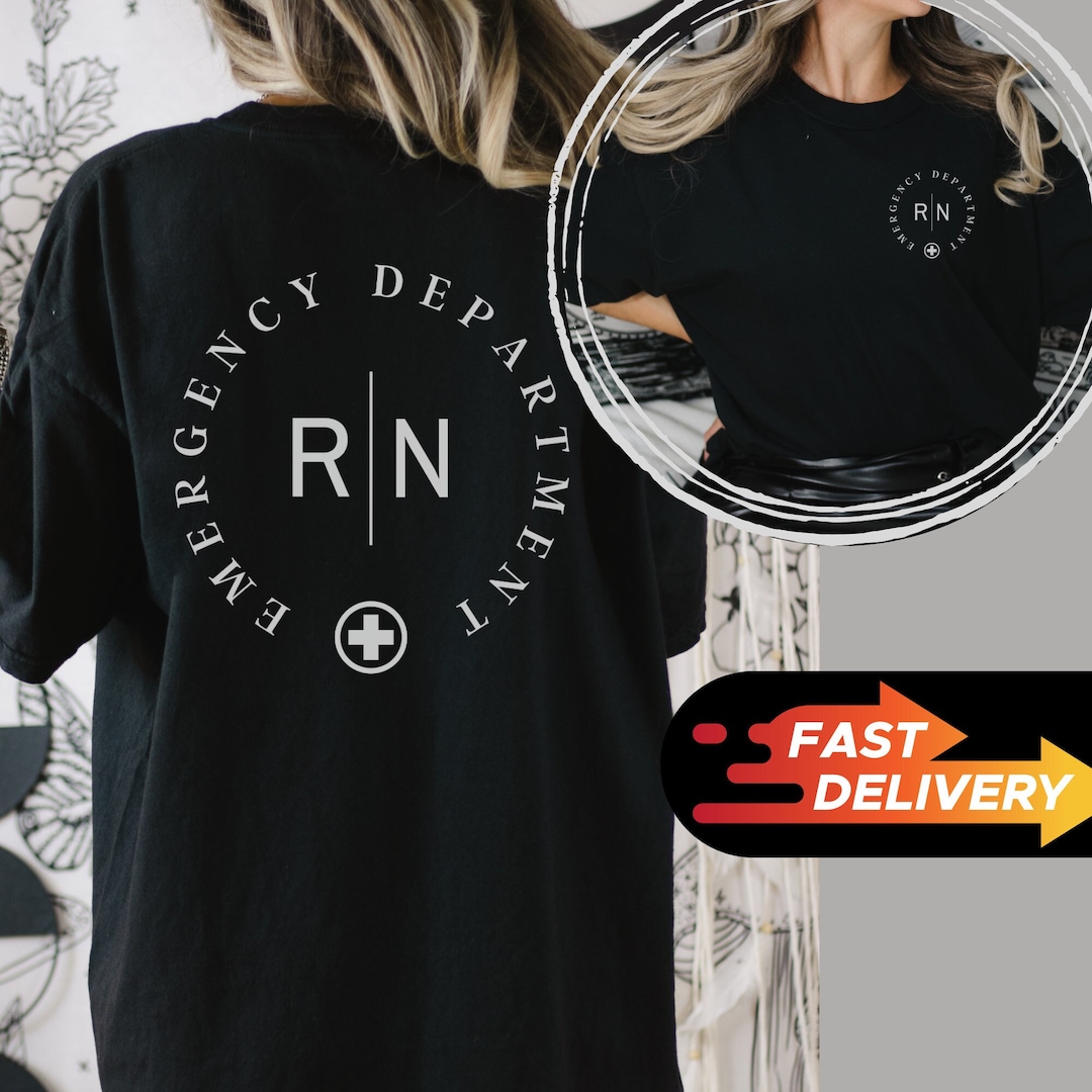 Emergency Department Shirt ER Nurse Tshirt Emergency Nurse - Etsy