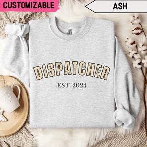 Custom Dispatcher Sweatshirt, Personalized 911 Dispatcher Sweater ...