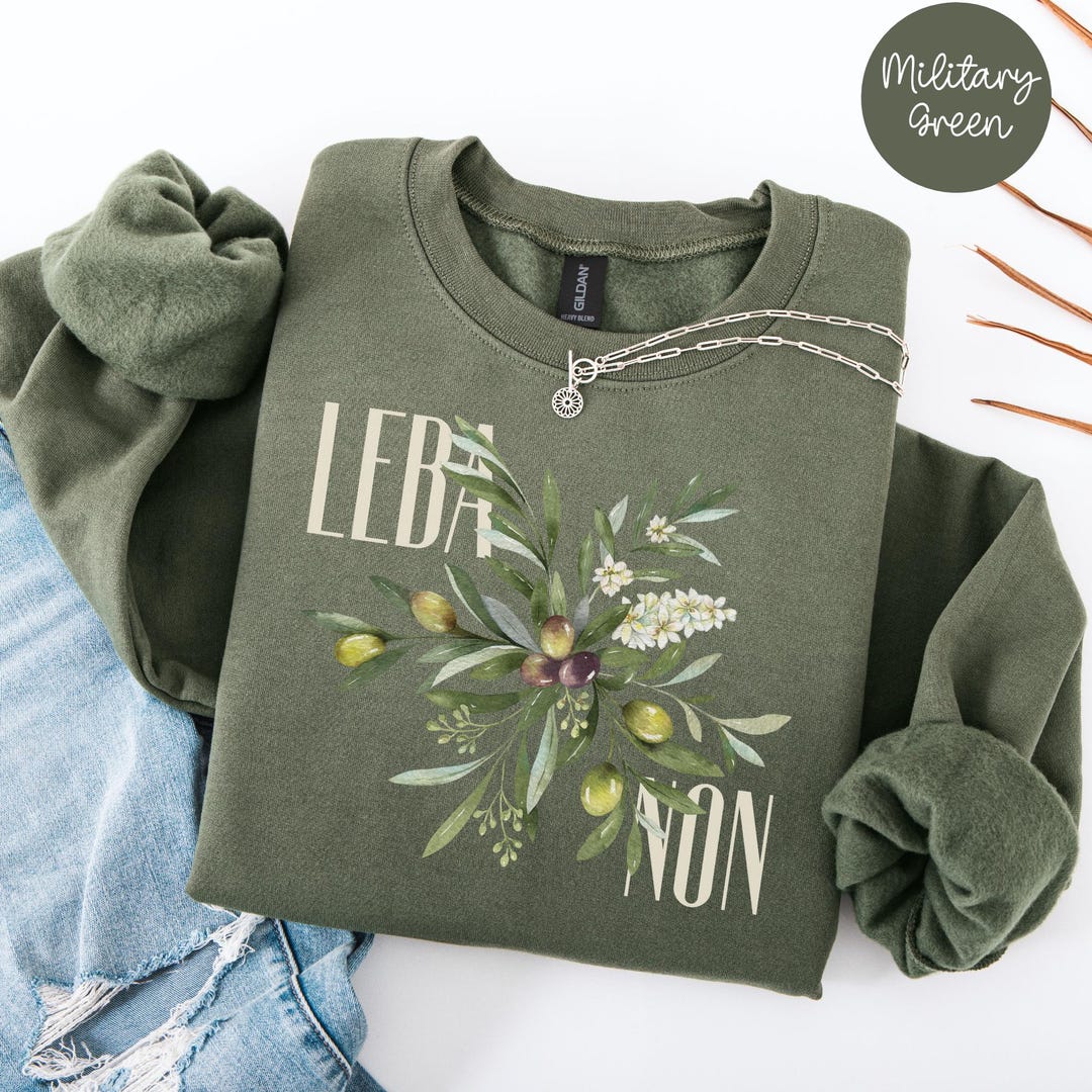 Lebanon Sweatshirt, Support Lebanon Sweater, Beirut Crewneck, Lebanese ...