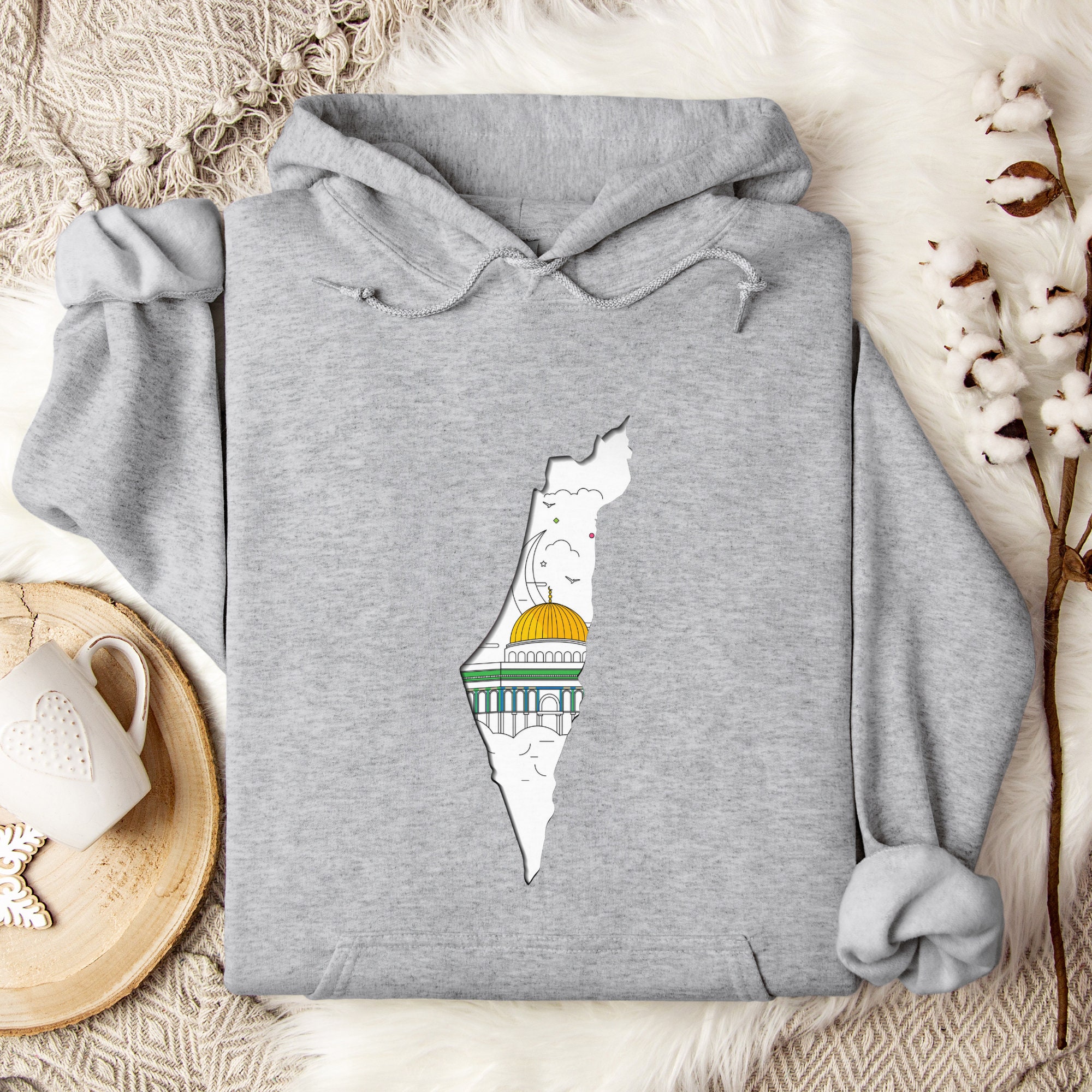Palestine Hoodie, Free Palestine Hoodie, Palestine Flag Crewneck, Stand ...