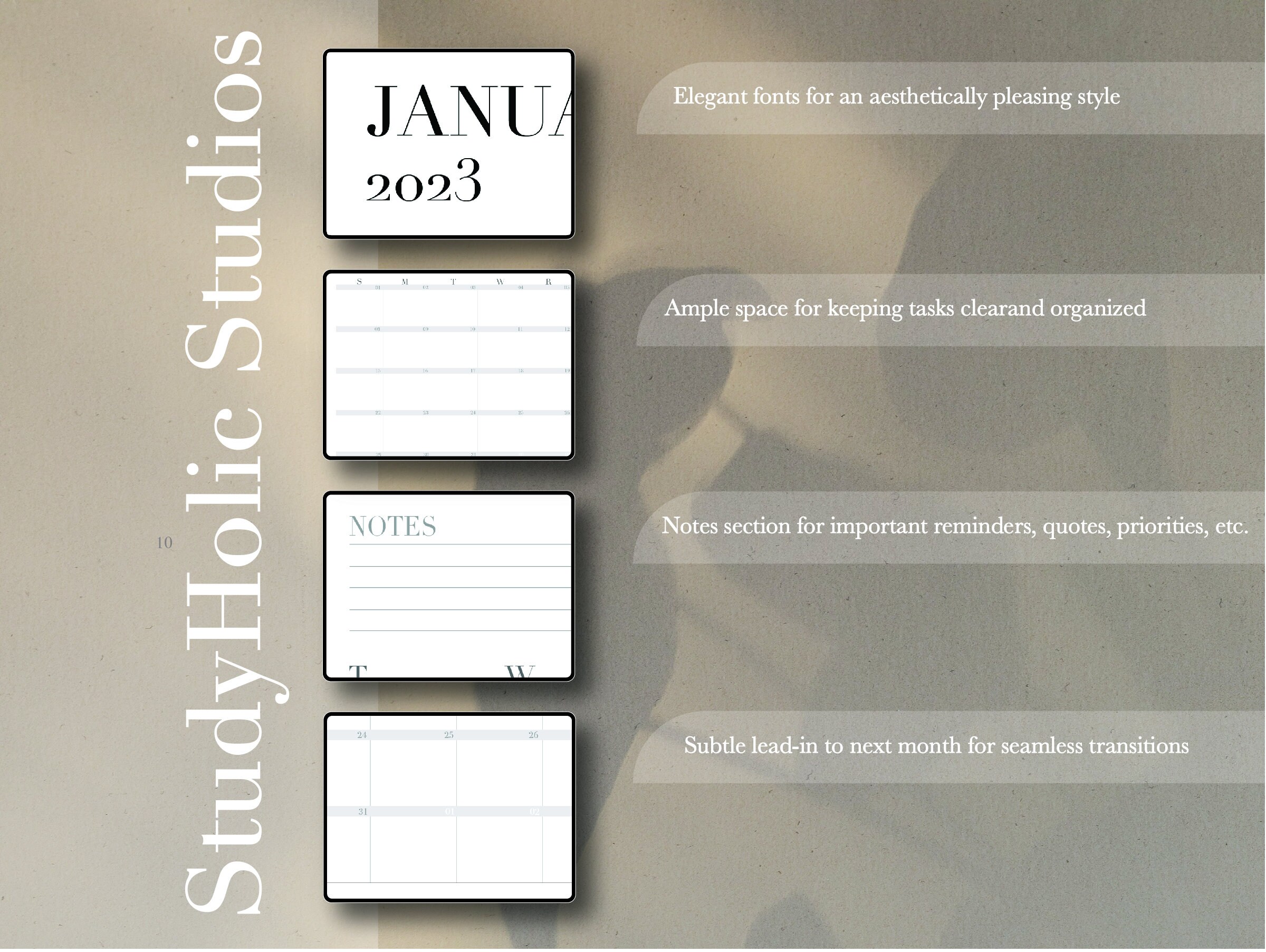 Monthly Planner 2023 Digital Download - Etsy