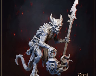 Demon Destroyer Dnd Mini Great Grimoire Mini Dungeons and - Etsy UK