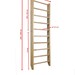 Wooden Wall Bars sport-0 Swedish Ladder Home Gym Sport Complex Ladder ...