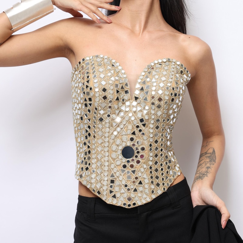 Corset Mirror Blouse - Etsy