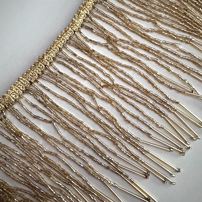 Bugle Bead Trim - Etsy