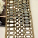 Broad Antique Gold Mirrorwork Lace Border, Cutwork Glass Border for ...