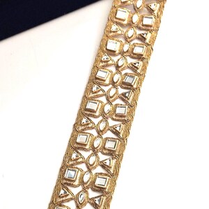 Indian Gemstone Trim Sari Border Jaipur Style Decoration Ethnic Costume ...