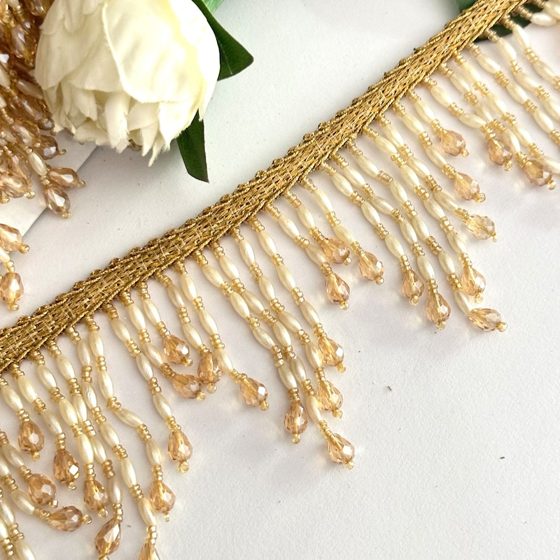 Pearl Beaded Trim - Etsy