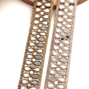 Vintage Inspired Mirror Belt Hand Embroidered Boho Waist Belt for Women ...