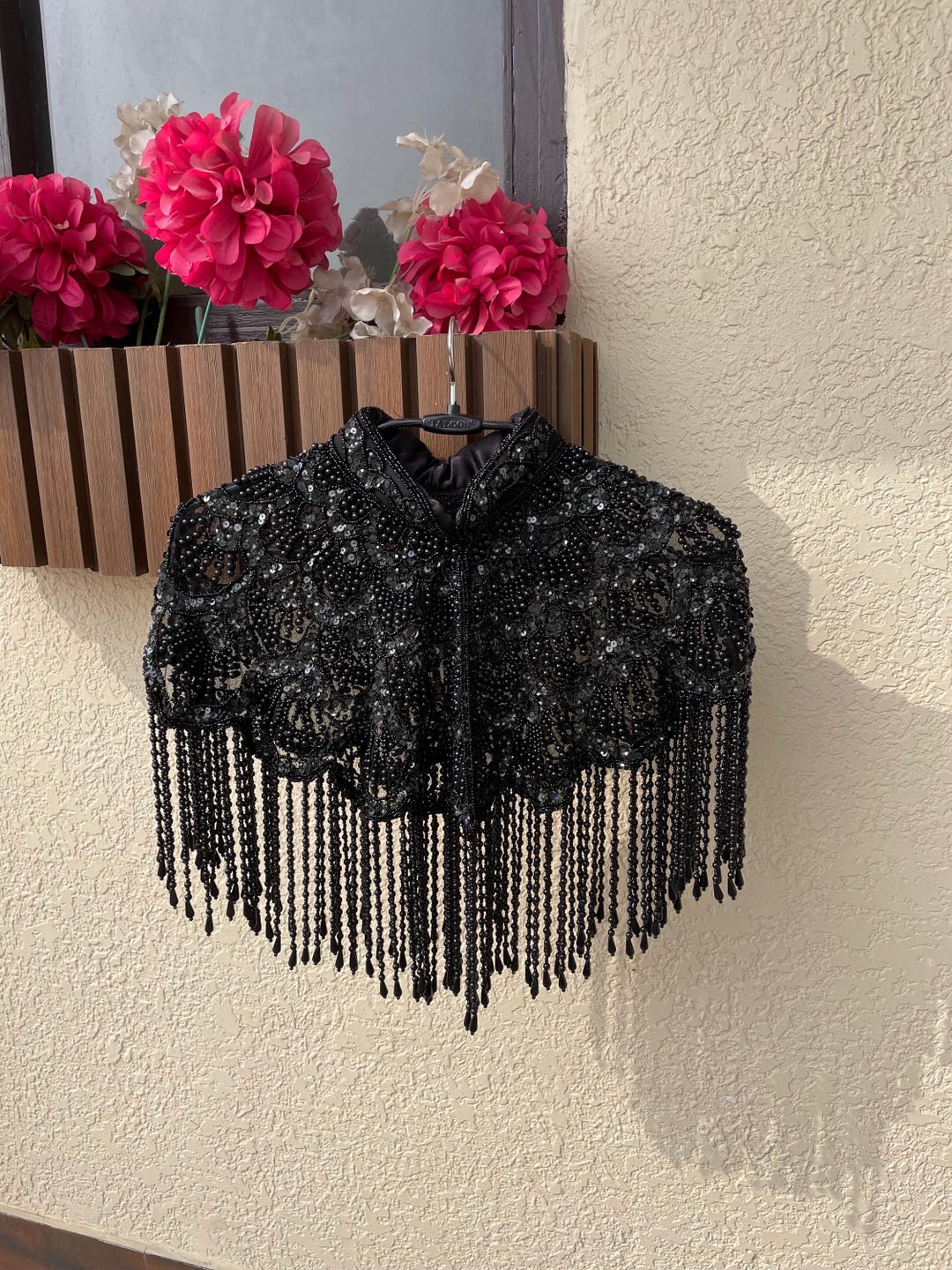 Handmade Rhinestone Pearl Bridal Cape: Wedding Shoulder Coverup - Etsy
