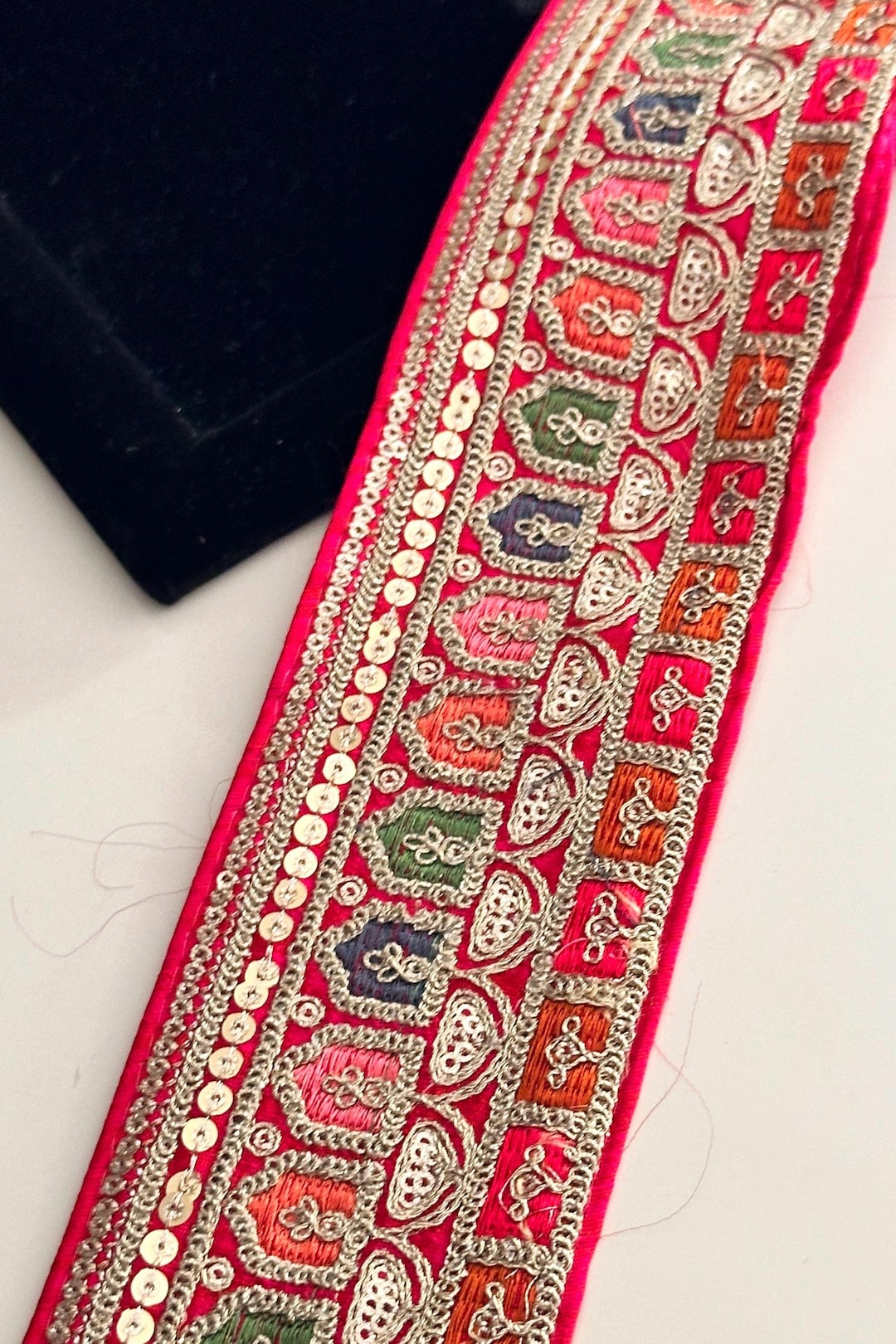 Indian Traditional Zari Sari Border for Bridal Fedtive Partry Lehnga ...