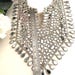 Mirror Work Applique Neckline Patch Handmade Tassel Mirror Embroidery ...