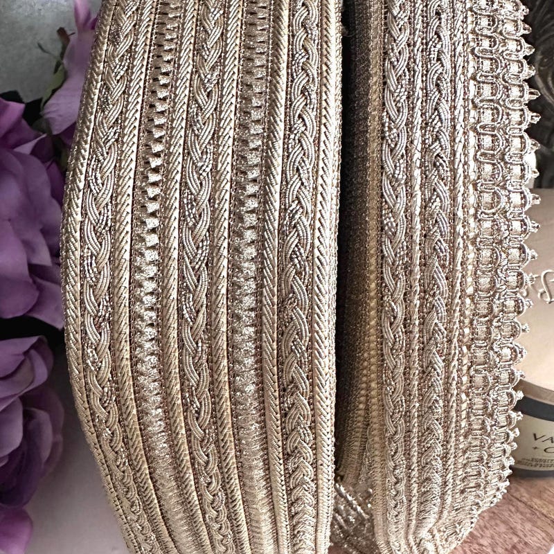 Metallic Saree Trims - Etsy