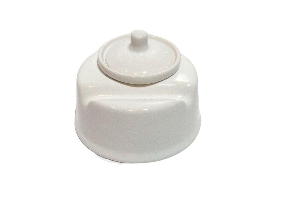 White Ceramic Inkwell With Lid Calligraphy Pen Ink Pot Inkwell Dip Pen ...