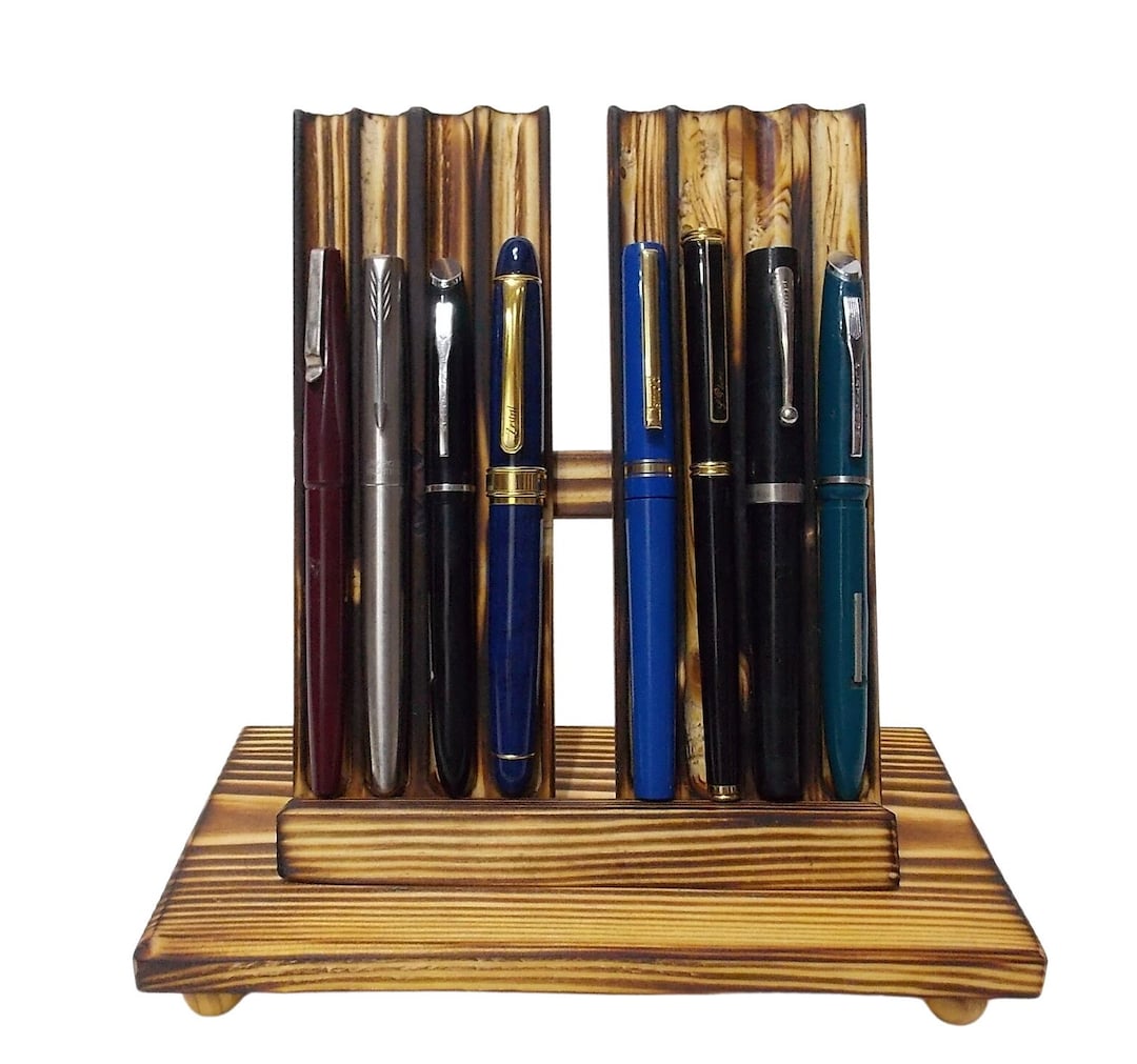 Pen Stand Rack Holder Rest Desk Top Ink Fountain Pen Display Stand Hold ...