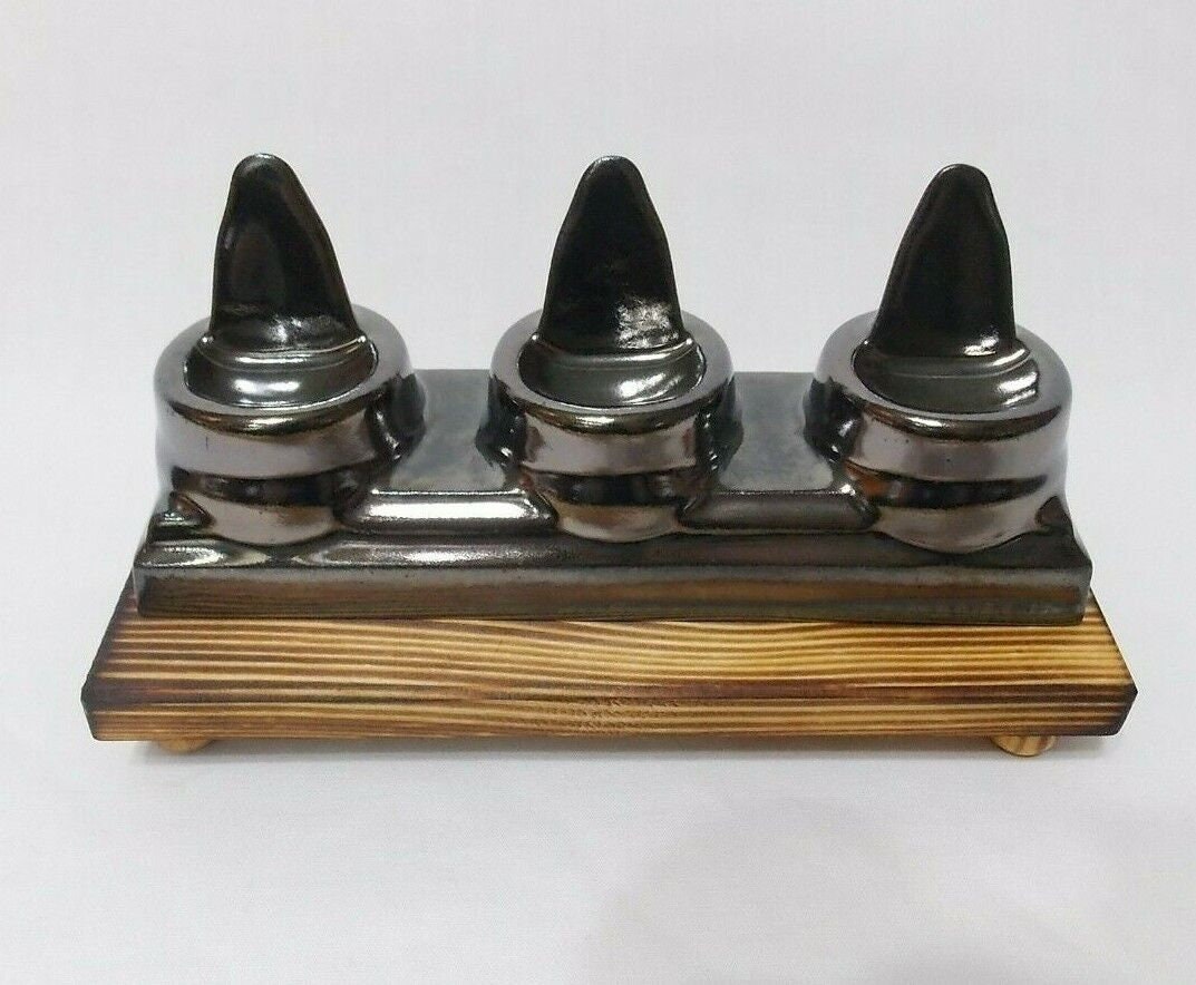 Triple Pocket Watch Stand Holds Three Watches Side by Side - Etsy