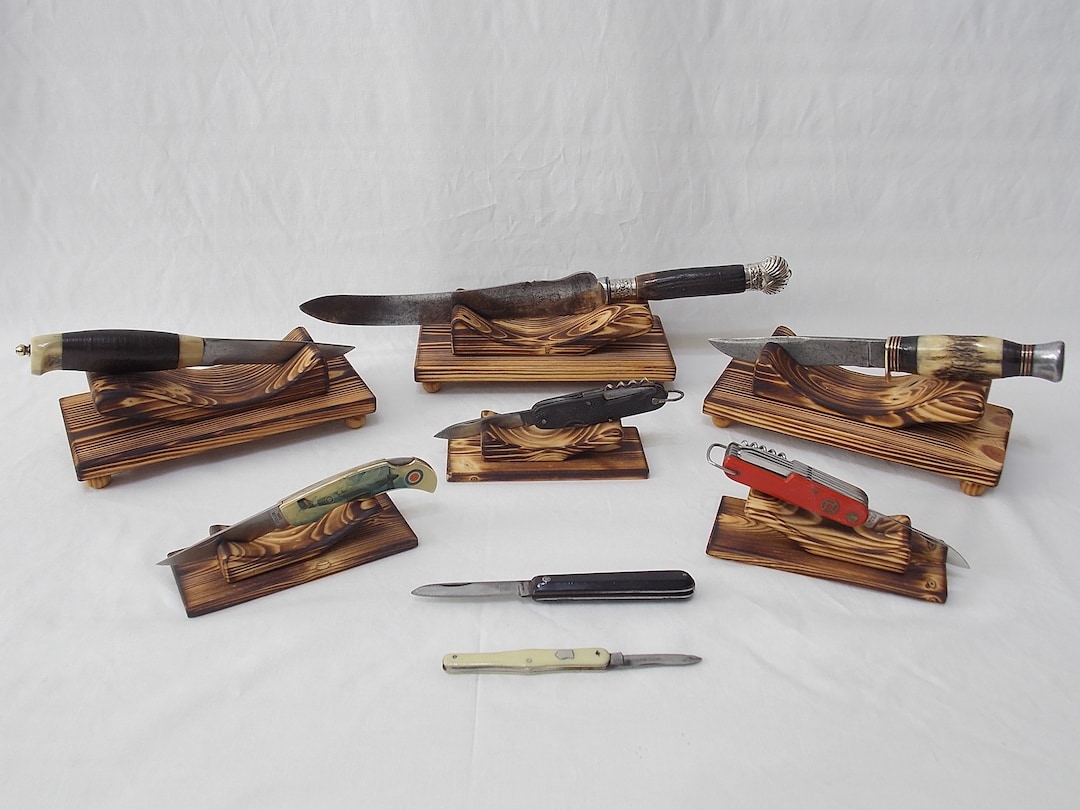 Handcrafted Wooden Display Stand, Rack, Holder Collectors Stand, 2 ...