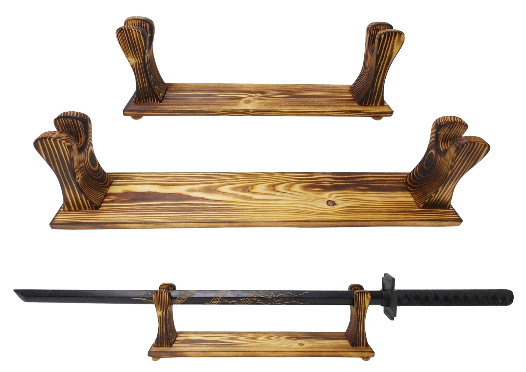 Handcrafted Wooden Display Stand, Rack, Holder Collectors Stand, 2 ...