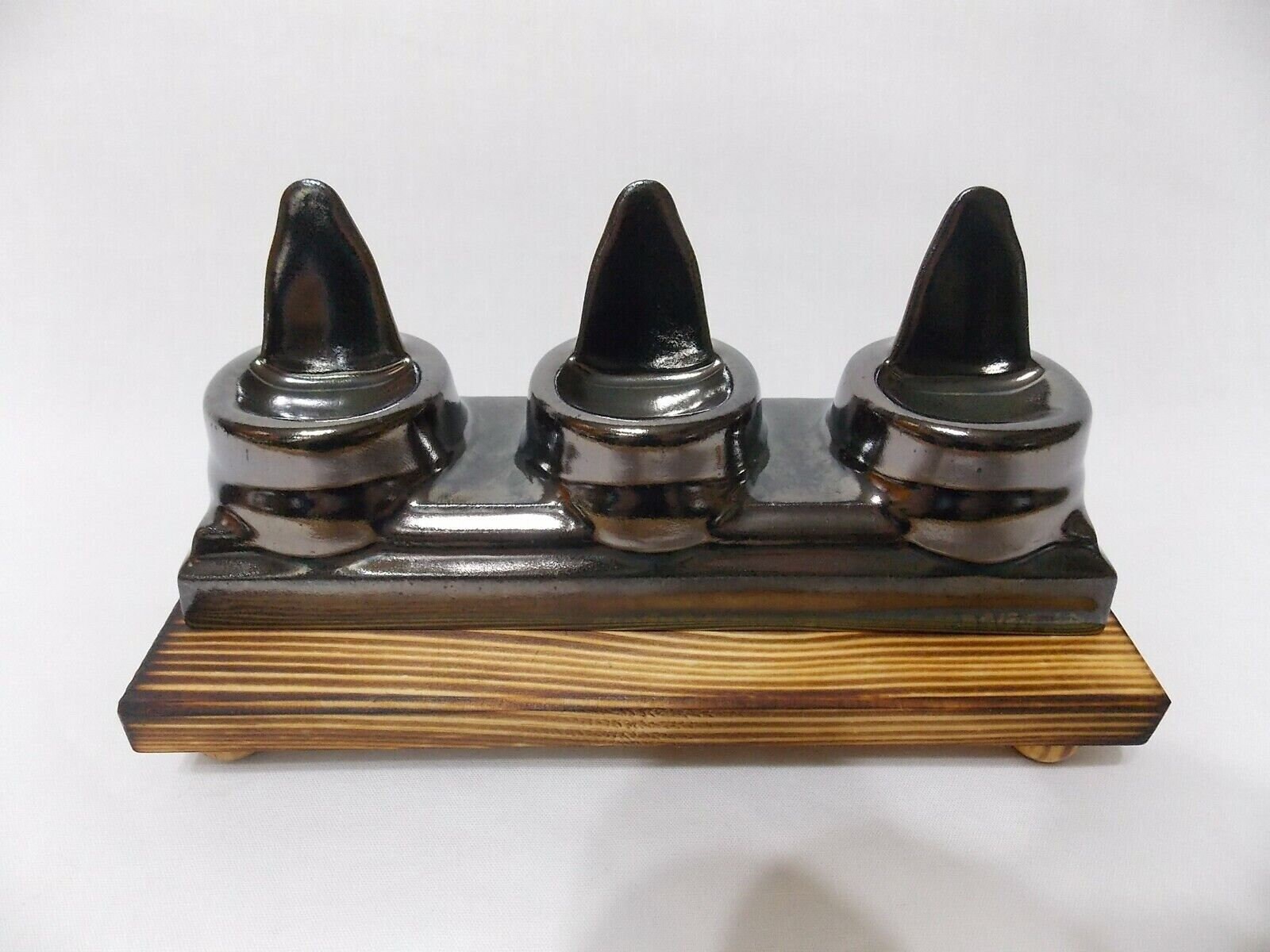 Triple Pocket Watch Stand Holds Three Watches Side by Side - Etsy