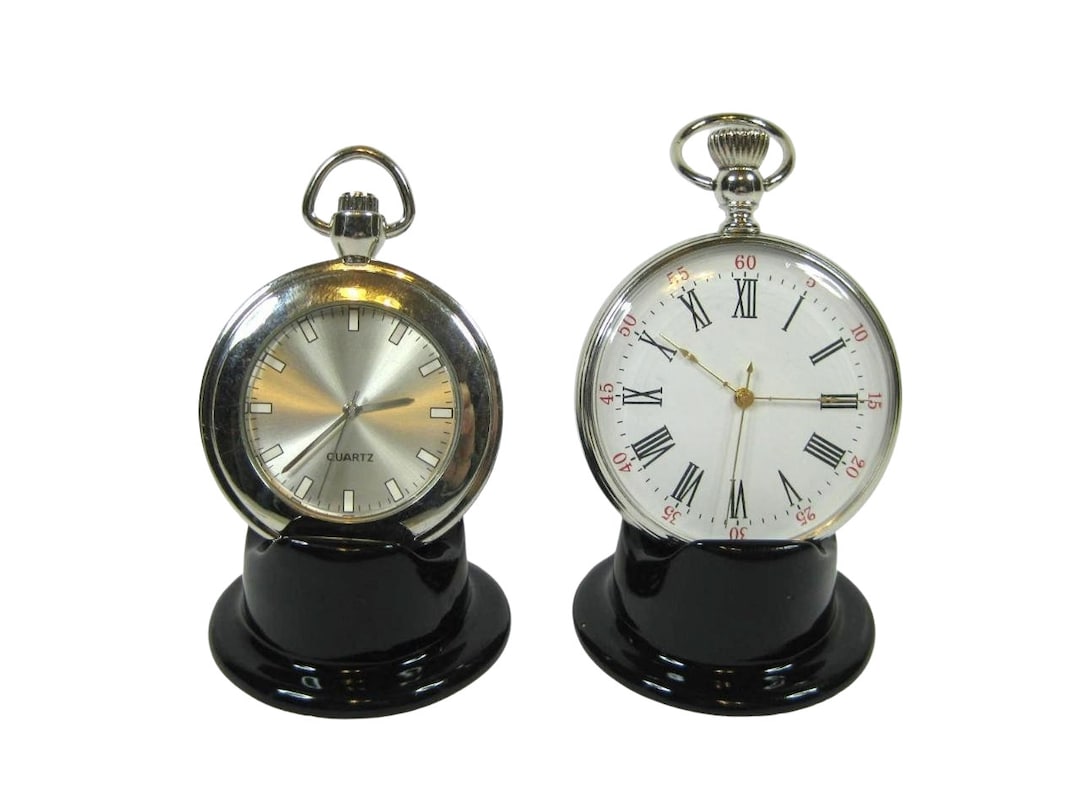 Pocket Watch Stands Ceramic , Set of 2 Mini Watch Display Stands ...