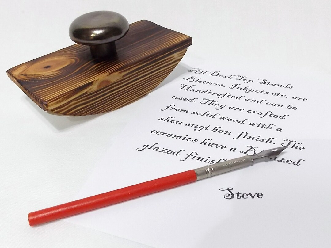 Calligraphy Ink Blotter Desk Top Ink Fountain Pen Blotter Dip Pen ...