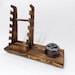 Calligraphy Inkwell & Pen Rack Holder Holds 6 Pens Desk Top Ink ...