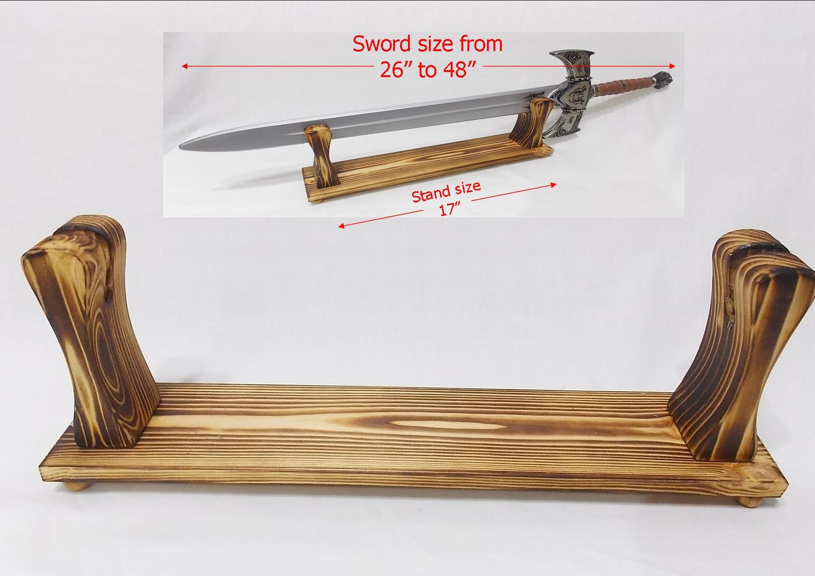 Handcrafted Wooden Display Stand, Rack, Holder Collectors Stand, 2 ...