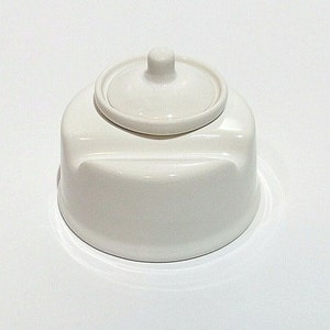 White Ceramic Inkwell With Lid Calligraphy Pen Ink Pot Inkwell Dip Pen ...