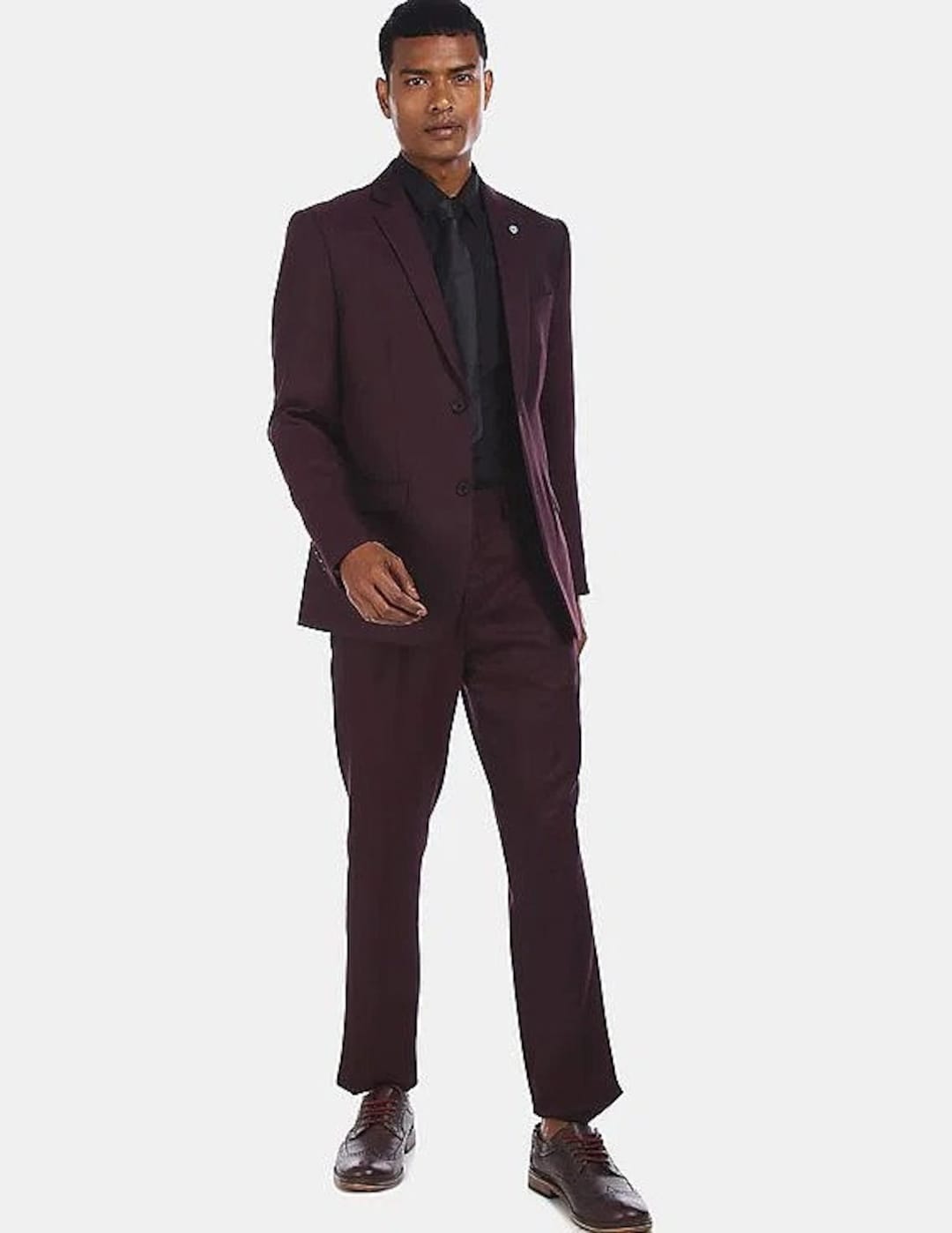 Men Wine Color Suits, 2 Piece Suit , Tuxedo Wedding Suits for Men ...